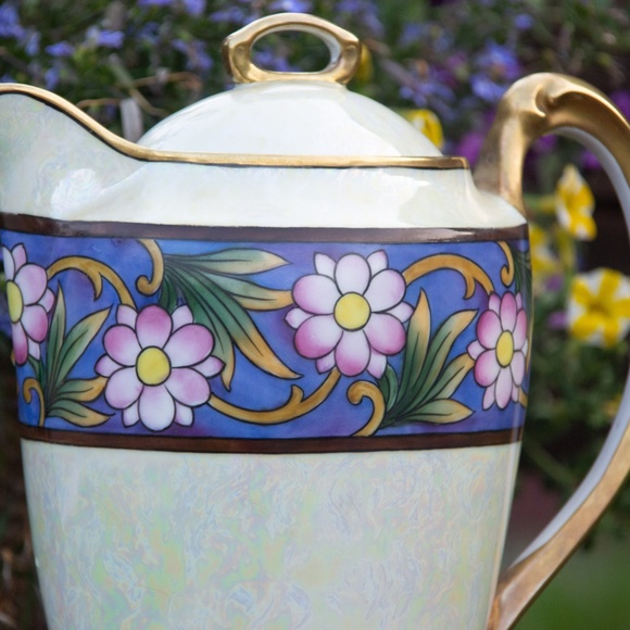 Noritake | Kitchen | Rare Noritake Chocolate Pot Lusterware Early 92s ...